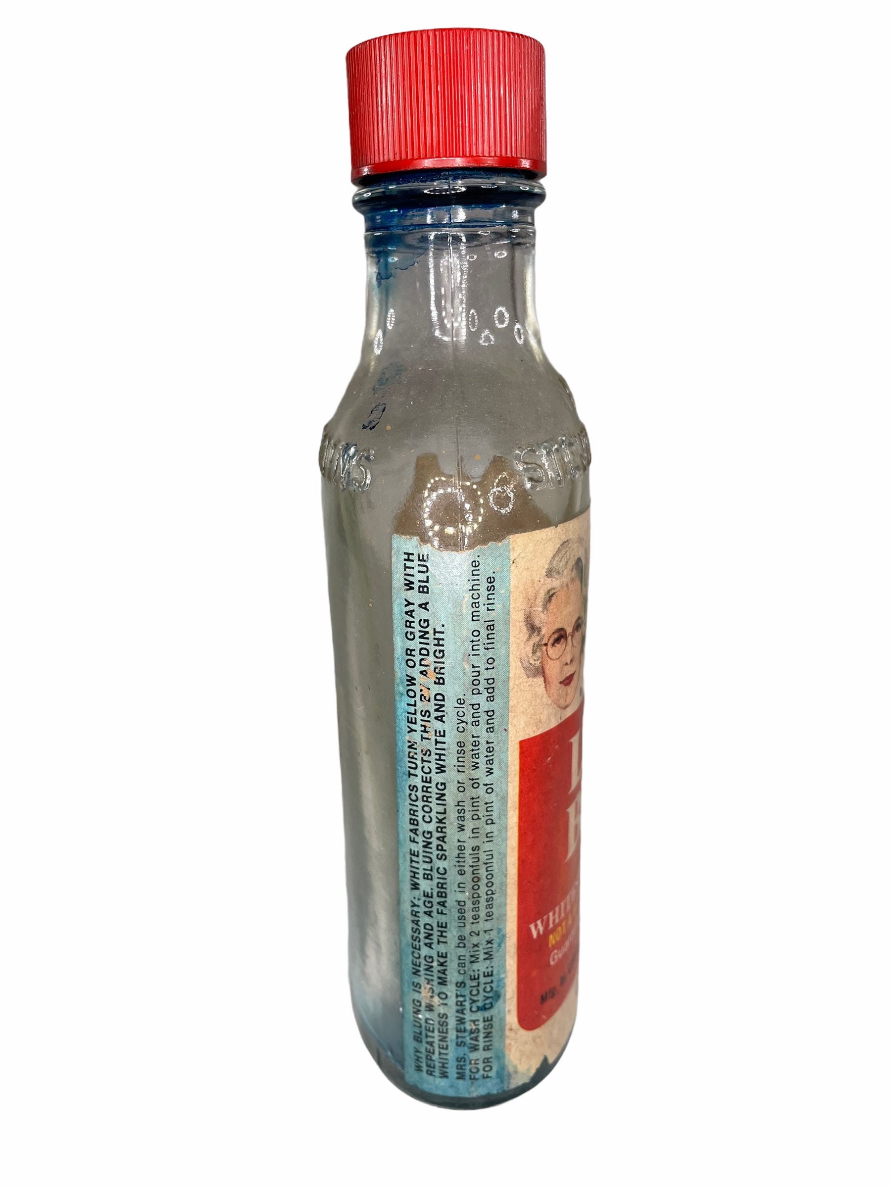 Vintage 1972 Mrs. Stewarts Liquid Bluing 4oz Bottle. - Etsy UK