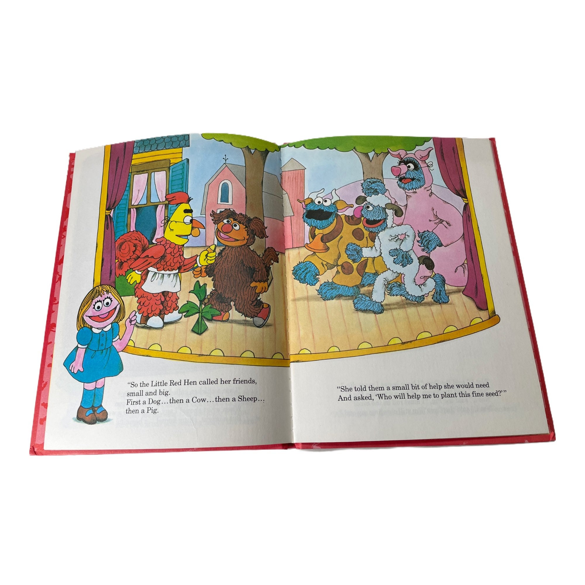 Sesame Street Book Club the Litte Red Hen 1992. - Etsy