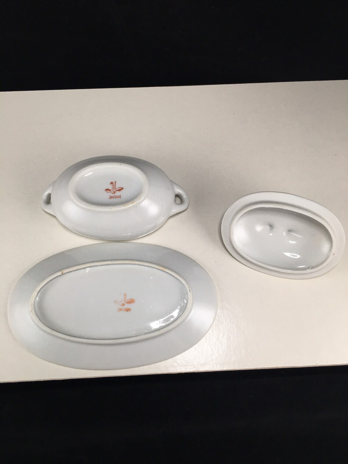 Grantcrest China of Japan 1950s Lidded Oval Bowl With - Etsy