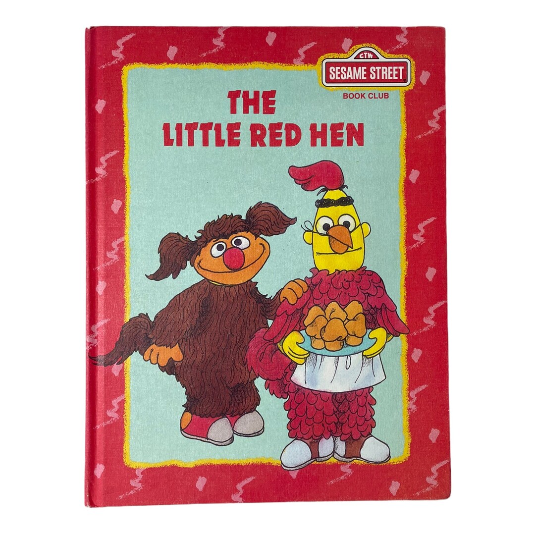 Sesame Street Book Club the Litte Red Hen 1992. - Etsy