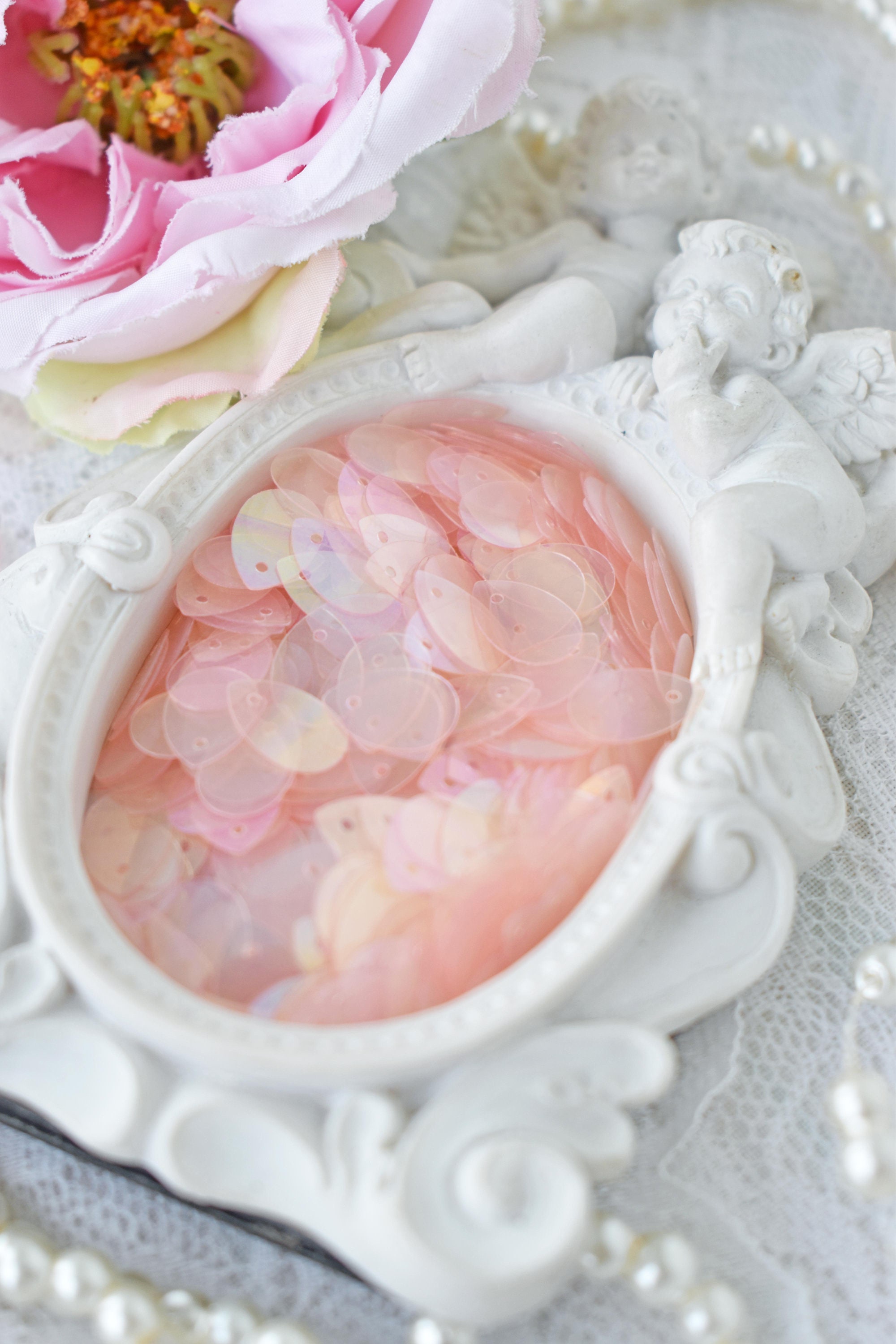 Italian Sequins Petal Shape Sequins Drop Shape Flat Sequins - Etsy