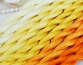 Pure Silk Thread for Embroidery Yellow Shades Non-twisted - Etsy