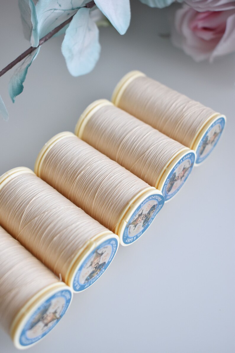 Cream Color 308 Waxed Cotton Thread: Sajou Fil Au Chinois Gloving ...