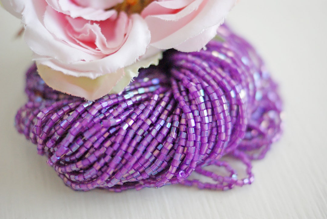 3 X 2 Cut Lilac AB Color Czech Beads - Etsy