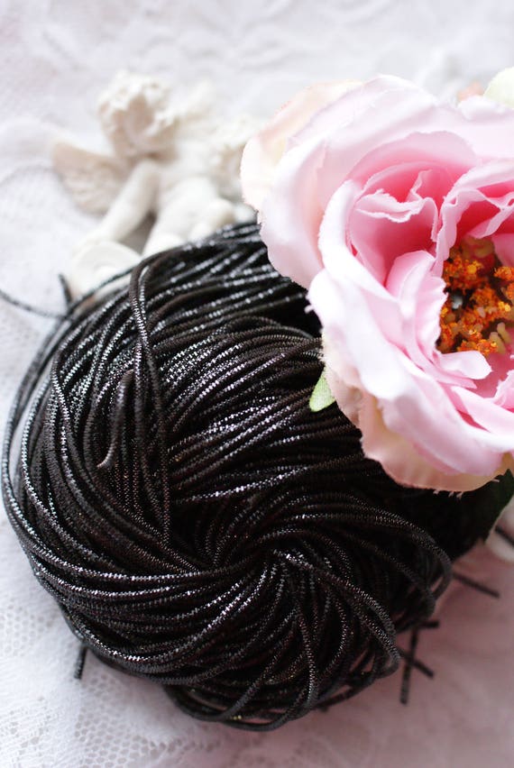 Black Color Embroidery Wire French Metallic Wire Nakshi - Etsy