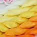 Pure Silk Thread for Embroidery, Yellow Shades Non-twisted Flat Silk ...