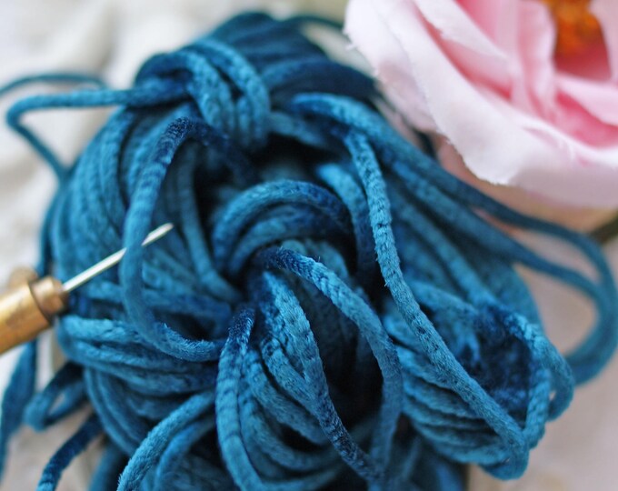 Color Chartreuse Green Rayon Chenille Silk Chenille France Chenille-caterpillar for Embroidery ...