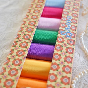 SAJOU Selection Box Eigth Spools Rayon Thread - Etsy