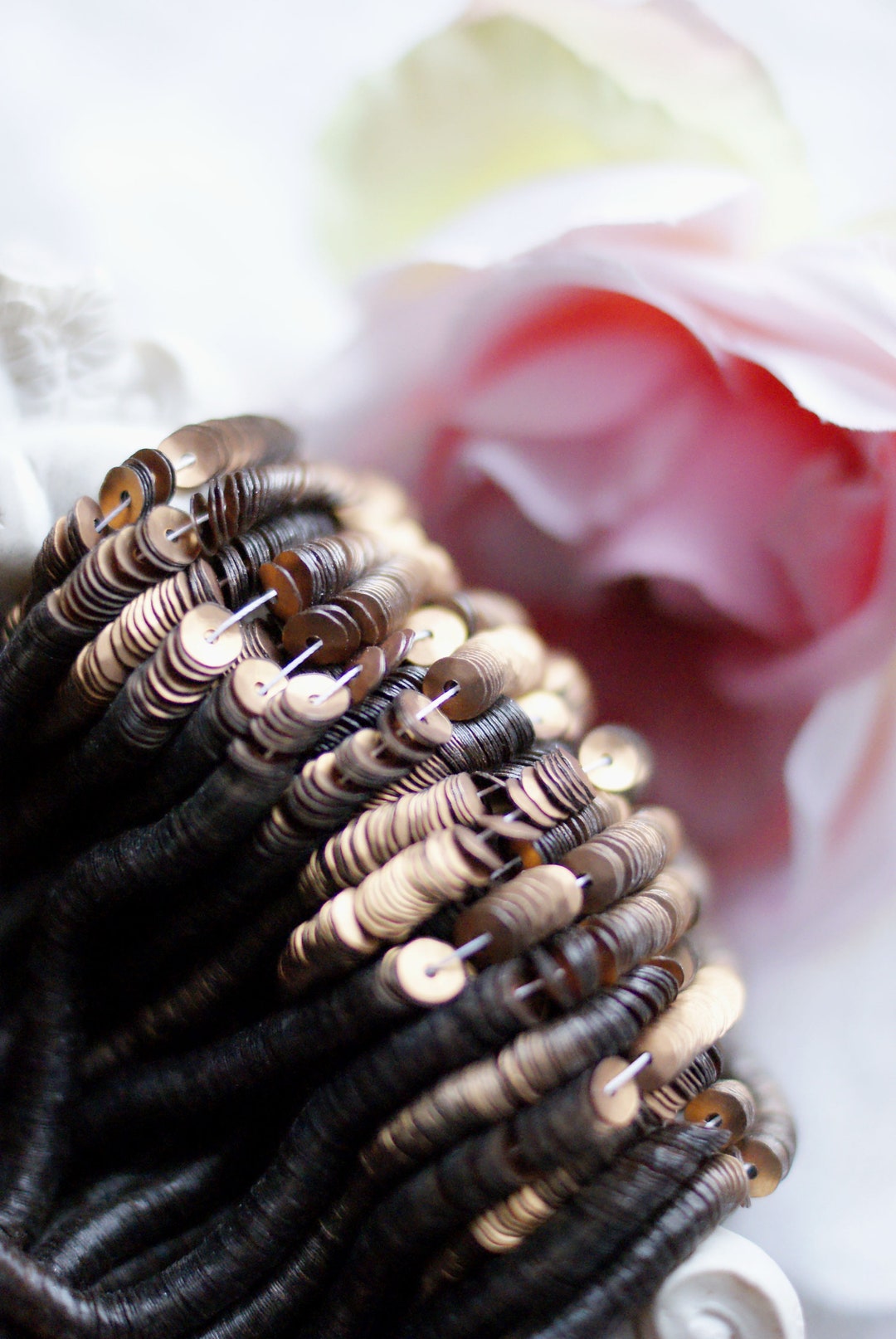 Satinati Mat Bronze Color Cup Sequins-pailettes-3 Mm Sequins-4 Mm ...