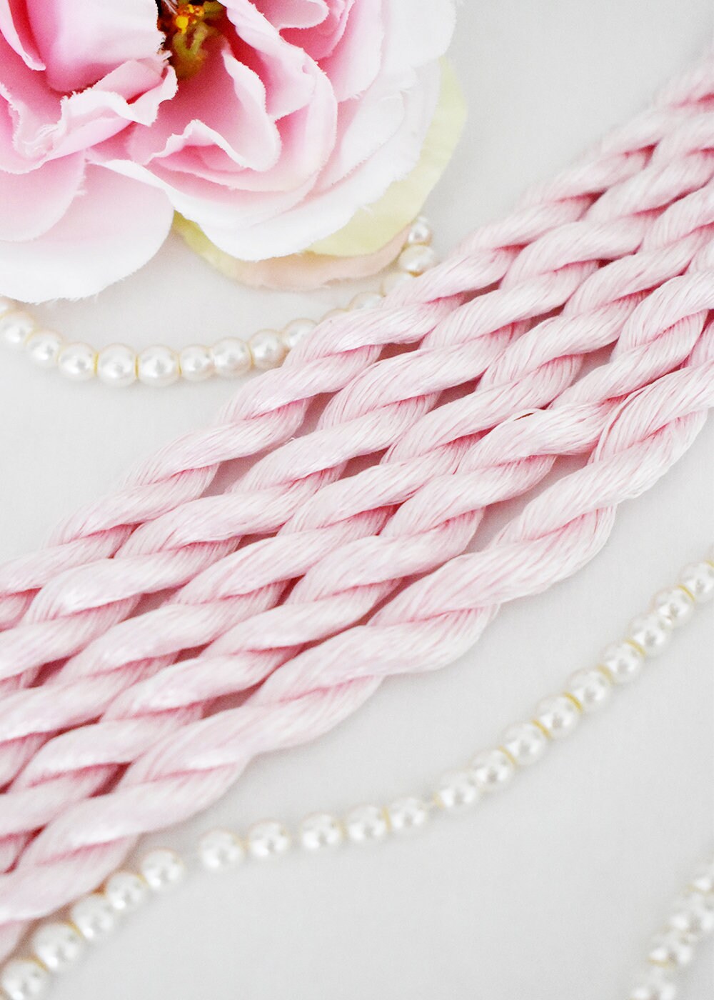 Pure Silk Thread for Embroidery Pink Shades Non-twisted Flat - Etsy UK