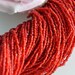 3 X 3 Cut Red Color Beads, 3 Cut Czech Beads Strands - Etsy