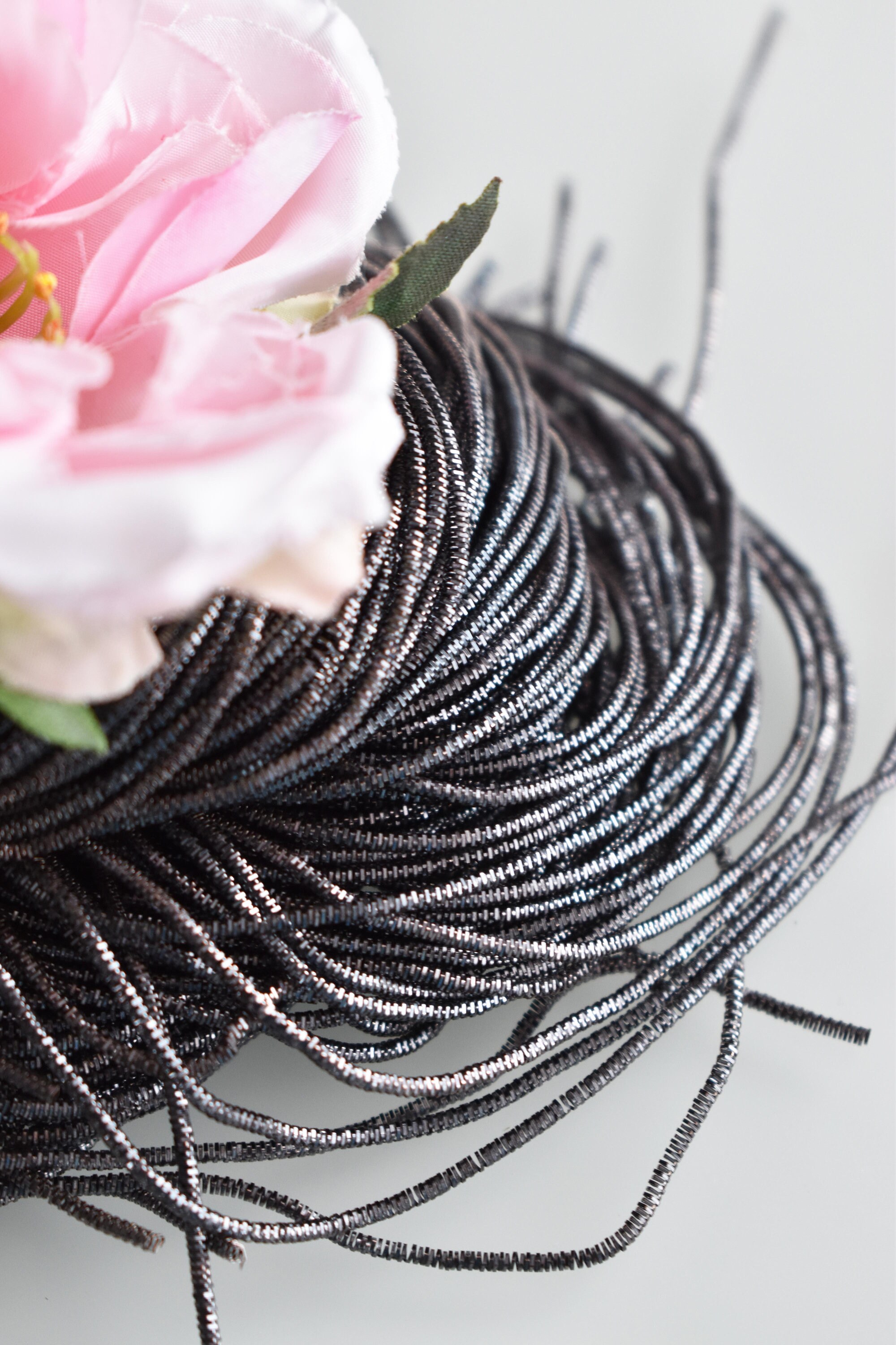 Gunmetal Embroidery Wire, French Metallic Wire, Nakshi, Bullion Wire - Etsy