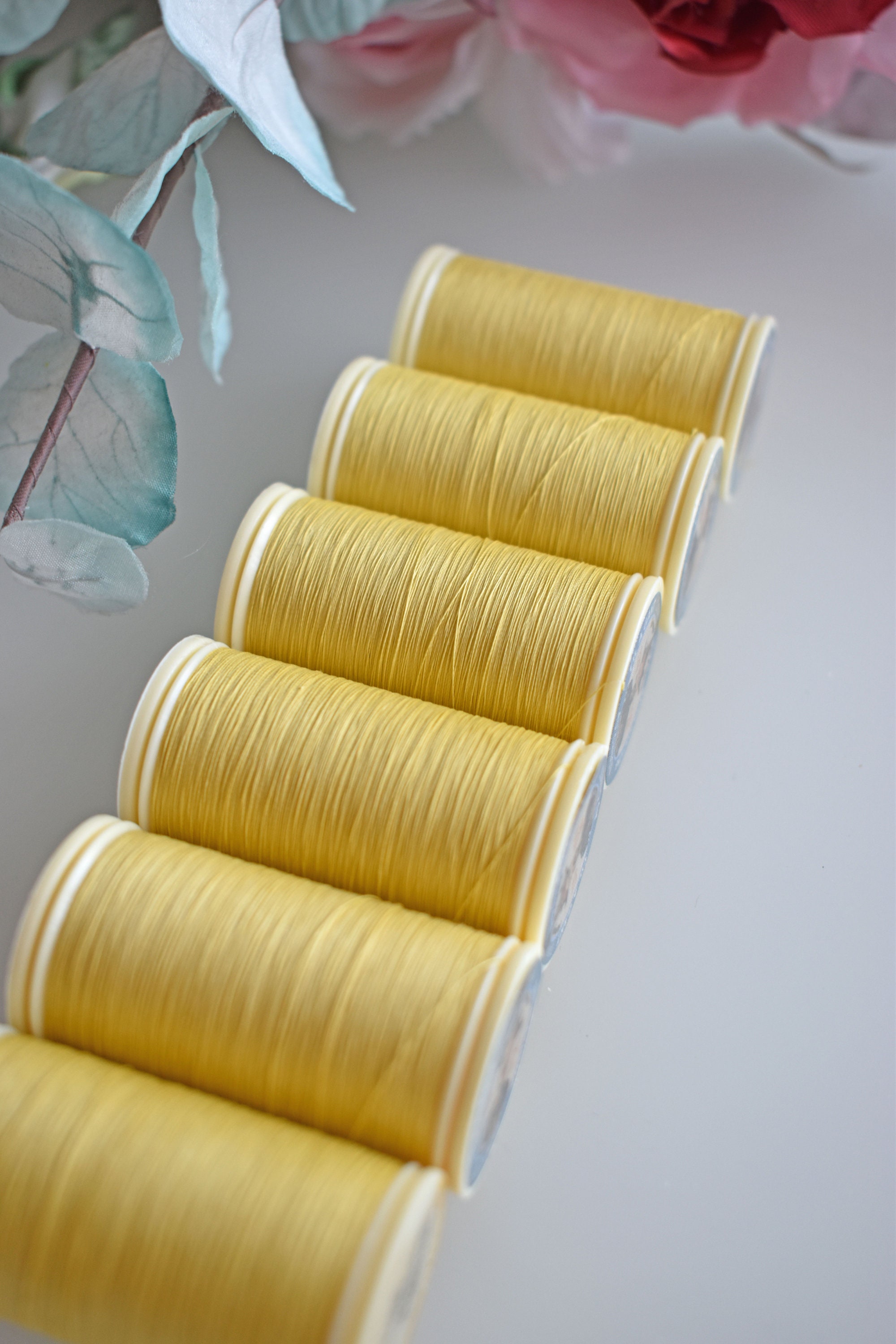 Canary Yellow Waxed Cotton Thread: Sajou Fil Au Chinois, 150m - Etsy