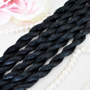 Pure Silk Thread for Embroidery, Blue Shades Non-twisted Flat Silk ...