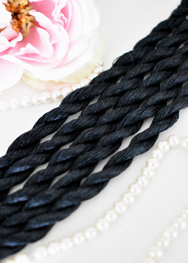 Pure Silk Thread for Embroidery, Blue Shades Non-twisted Flat Silk ...