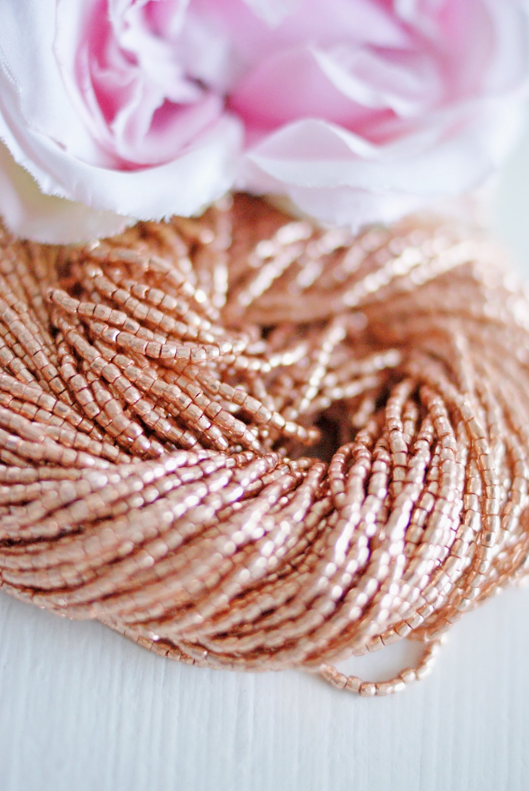 3 X 3 Cut Rose Gold Beads, 3 Cut Beads, Bead Strands, Czech Beads - Etsy