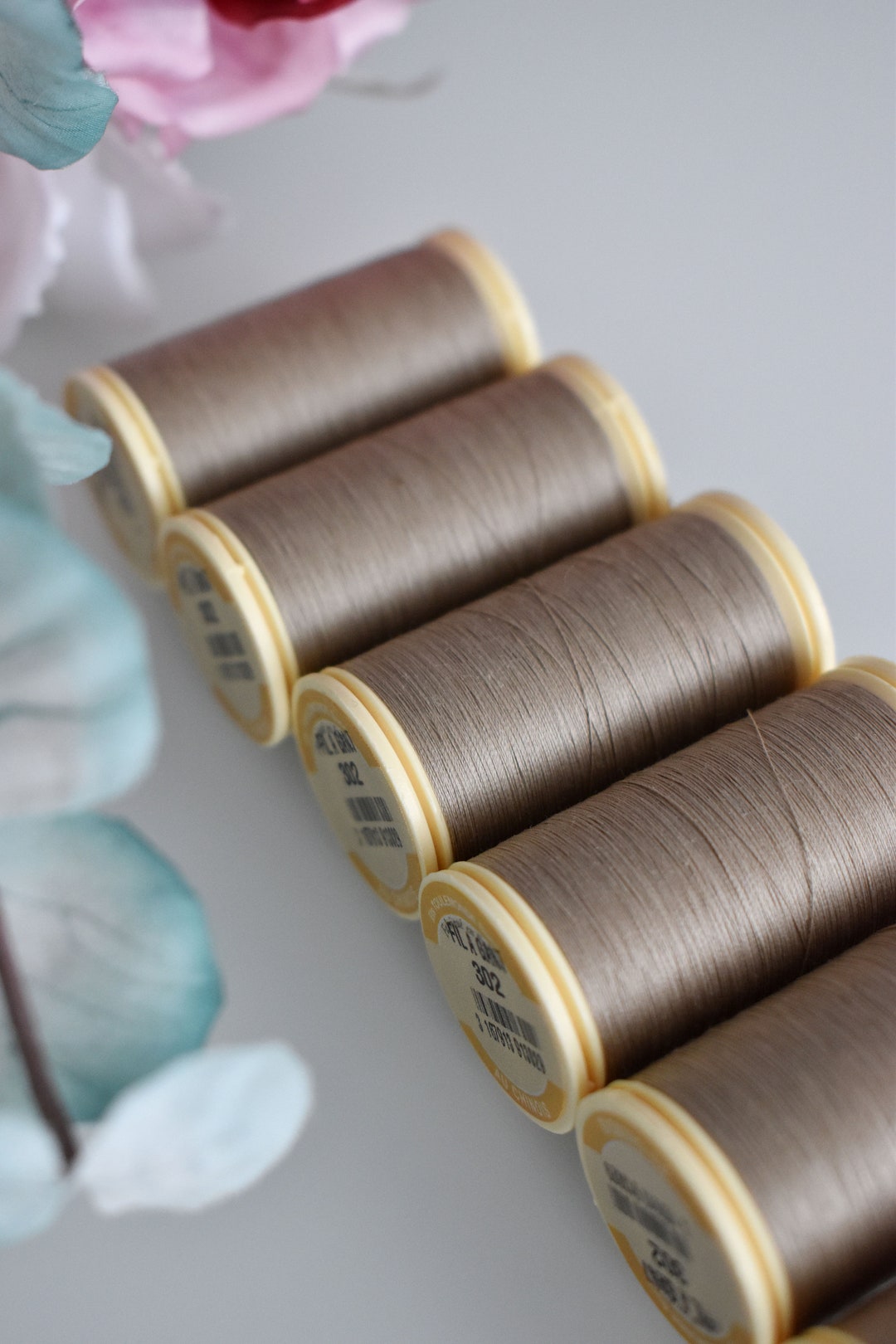 Linen Color Gloving Thread 302, Fil Au Chinois, Waxed Cotton Thread ...