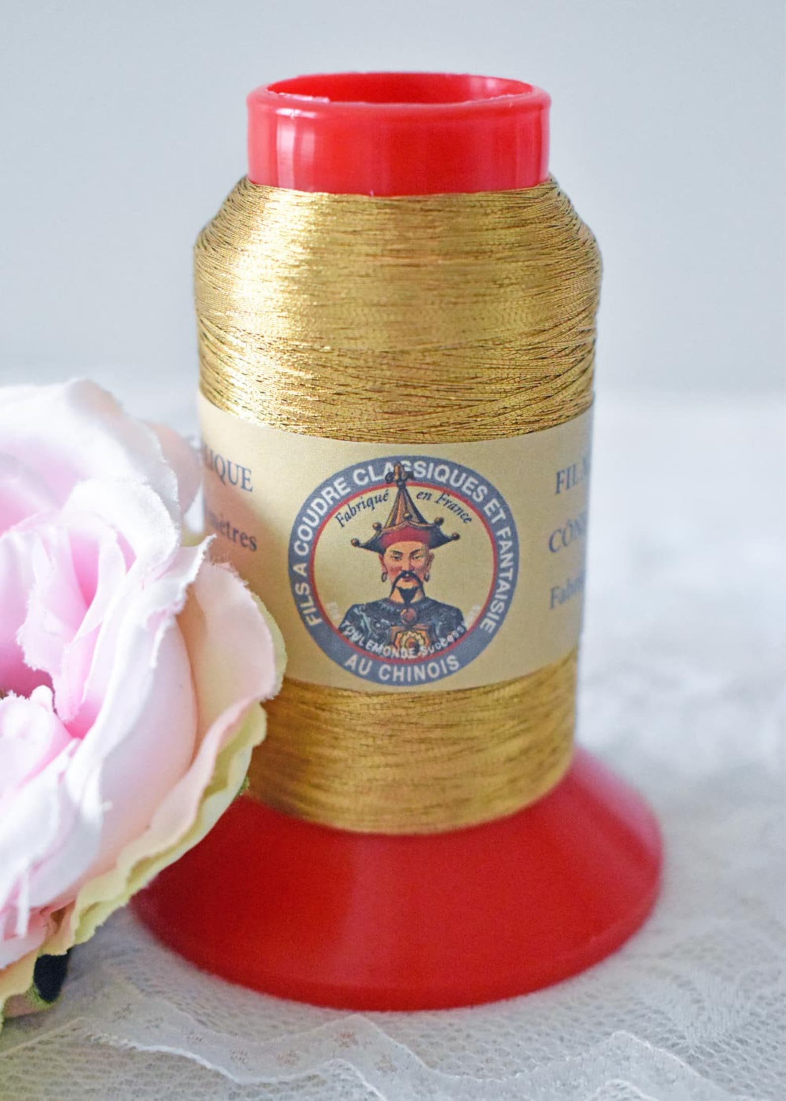 Sajou Metallic Thread 1000m Spool Metallic Sewing Thread Fil - Etsy