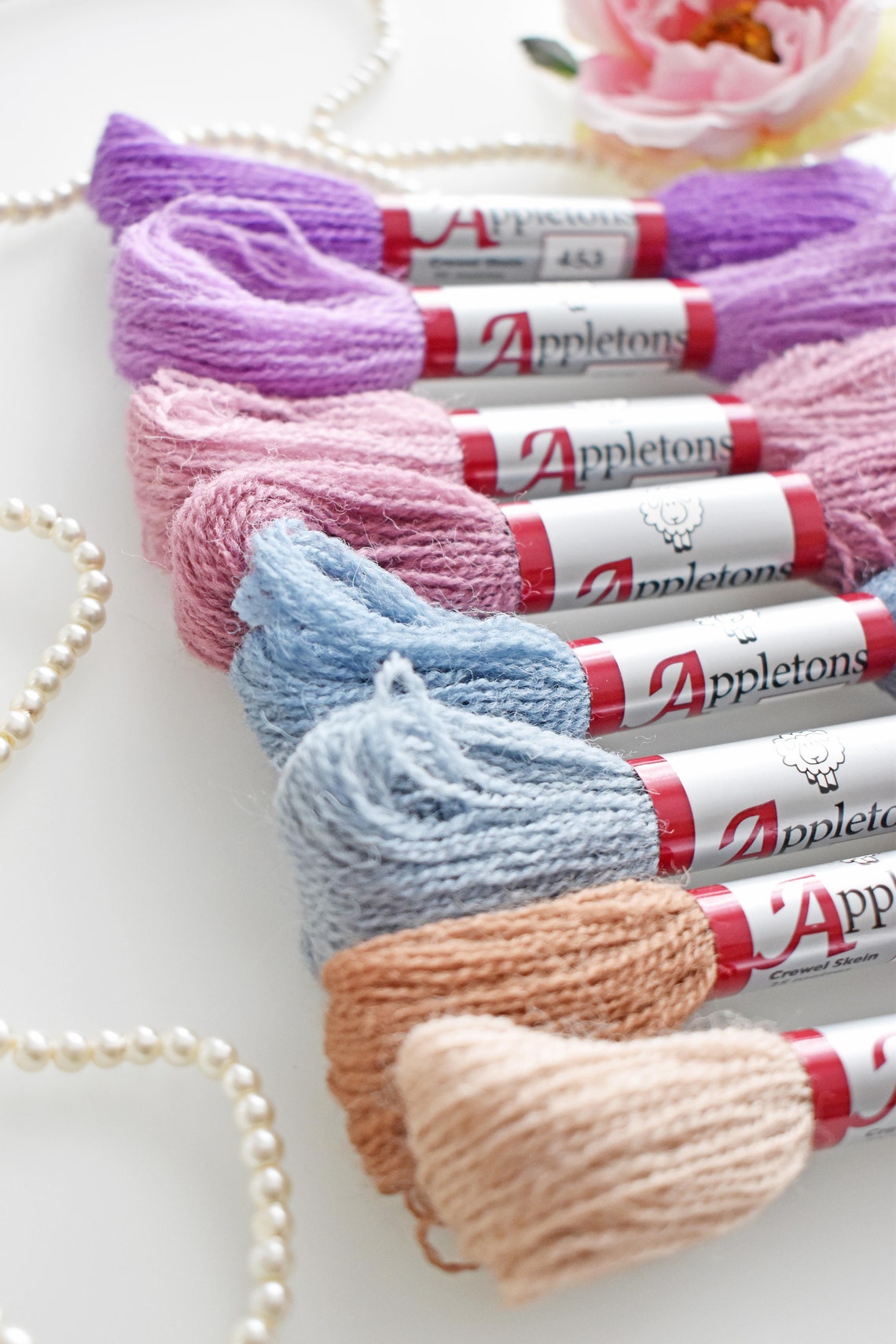 Appleton Crewel 2ply Skeins Vintage Colors Wool Thread for - Etsy