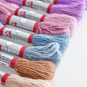 Appleton Crewel 2ply Skeins Vintage Colors Wool Thread for - Etsy