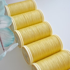 Canary Yellow Waxed Cotton Thread: Sajou Fil Au Chinois, 150m - Etsy