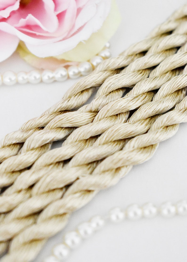Pure Silk Thread for Embroidery, Brown Shades Non-twisted Flat Silk ...