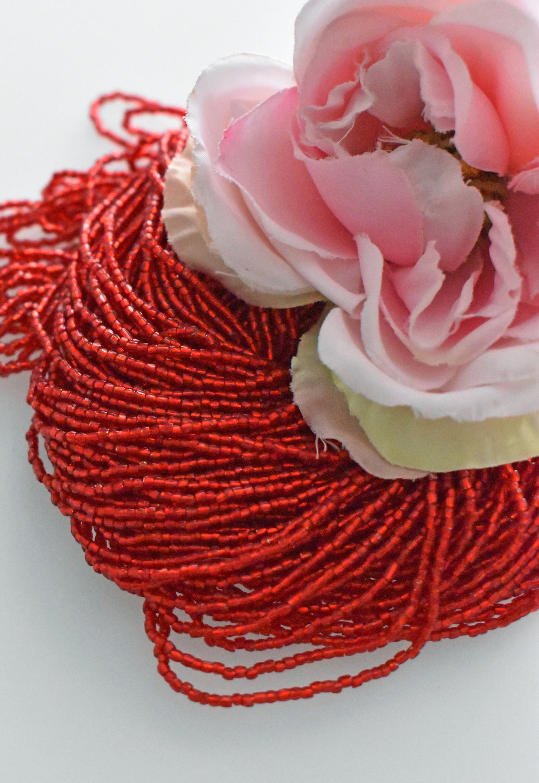 3 X 3 Cut Red Color Beads, 3 Cut Czech Beads Strands - Etsy