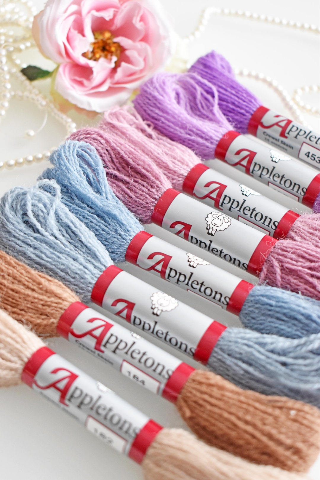 Appleton Crewel 2ply Skeins Vintage Colors, Wool Thread for Embroidery ...