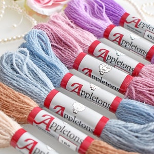 Appleton Crewel 2ply Skeins Vintage Colors Wool Thread for - Etsy