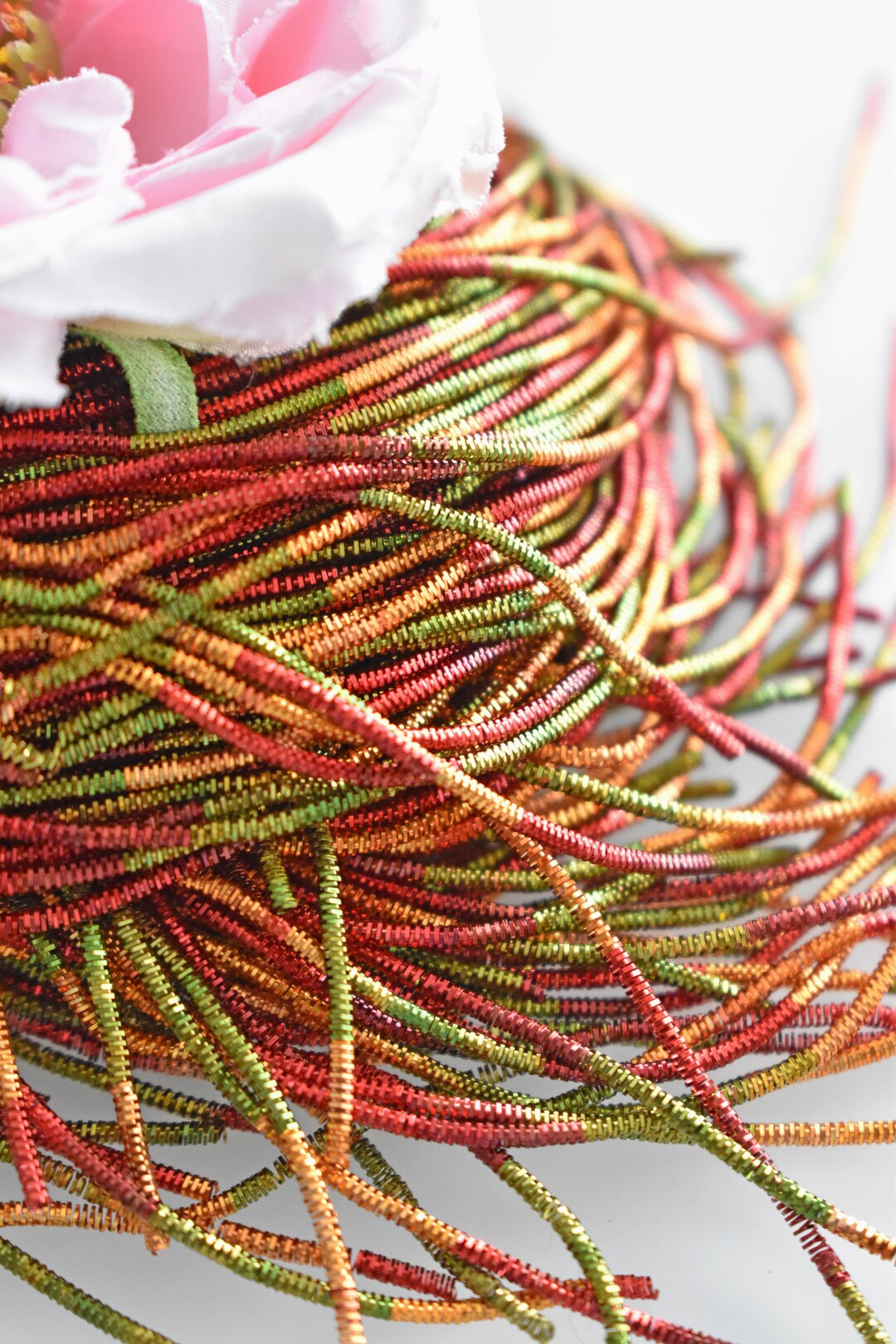 Multicolor Embroidery Wire, French Metallic Wire, Nakshi, Bullion Wire ...