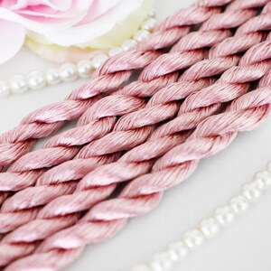 Pure Silk Thread for Embroidery, Rose Shades Non-twisted Flat Silk ...