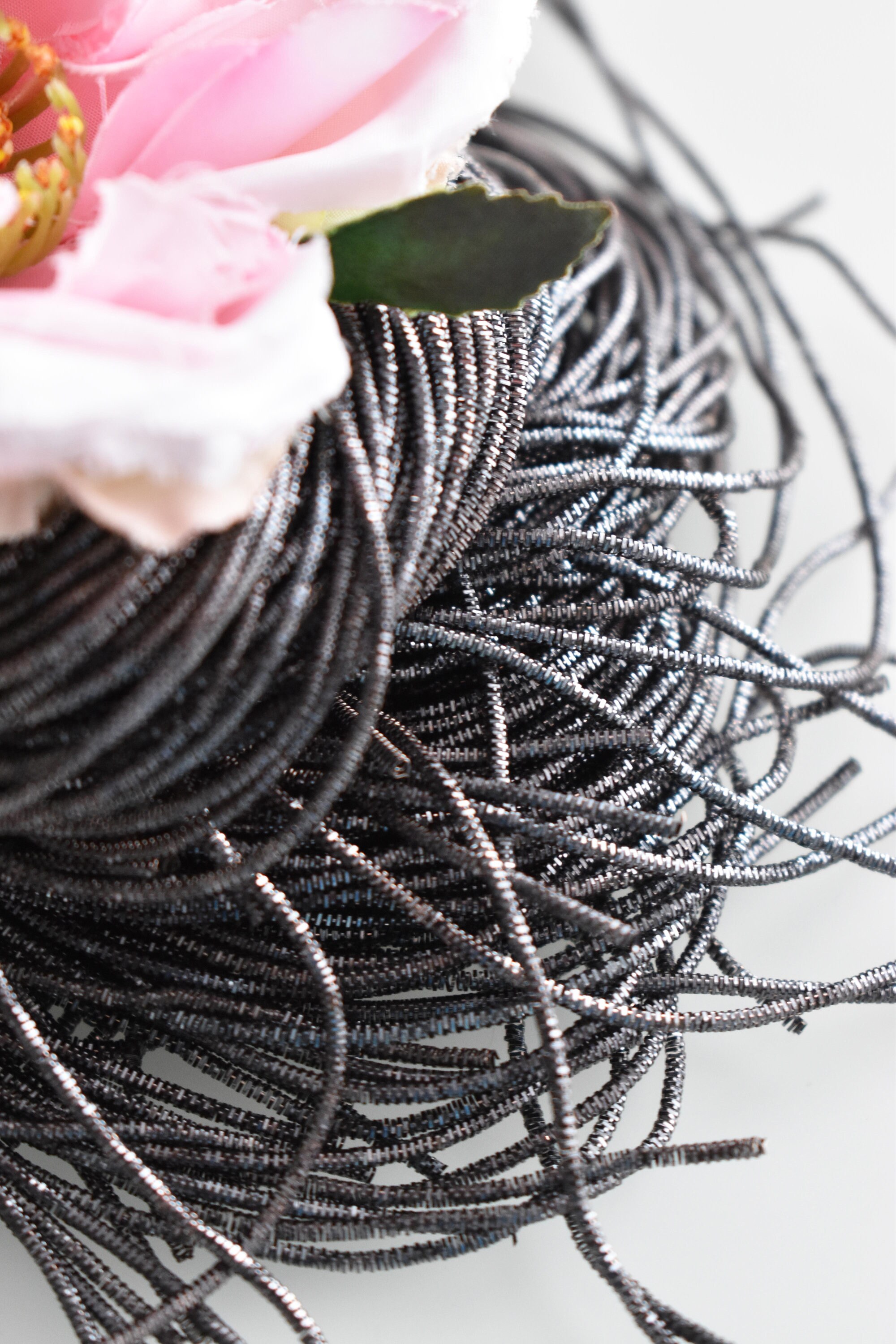 Gunmetal Embroidery Wire, French Metallic Wire, Nakshi, Bullion Wire - Etsy