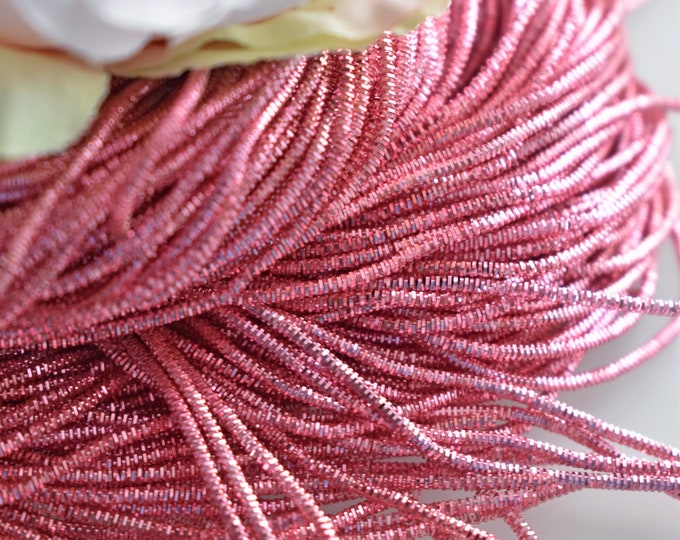 Scarlet Pink Wire, French Metallic Wire, Nakshi, Bullion Wire - Etsy