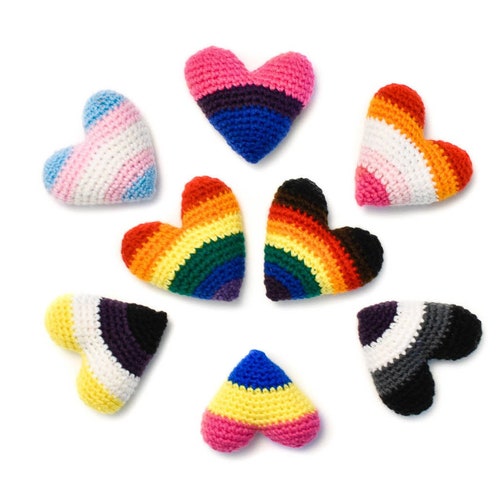 Crochet Pattern Pride Flag Bundle 15 Mini Pride Flags - Etsy