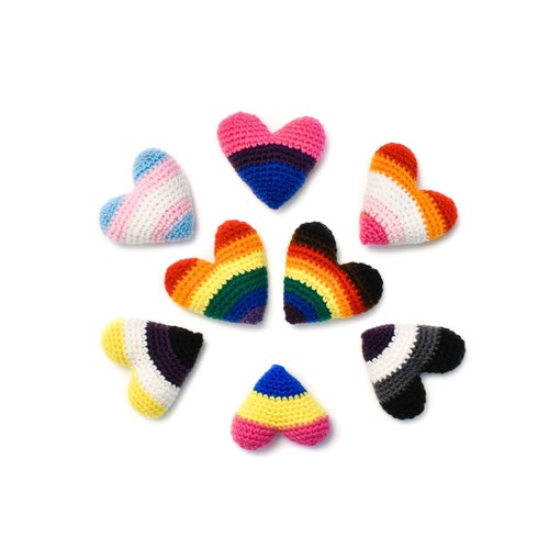 Crochet Pattern Pride Flag Bundle 15 Mini Pride Flags - Etsy