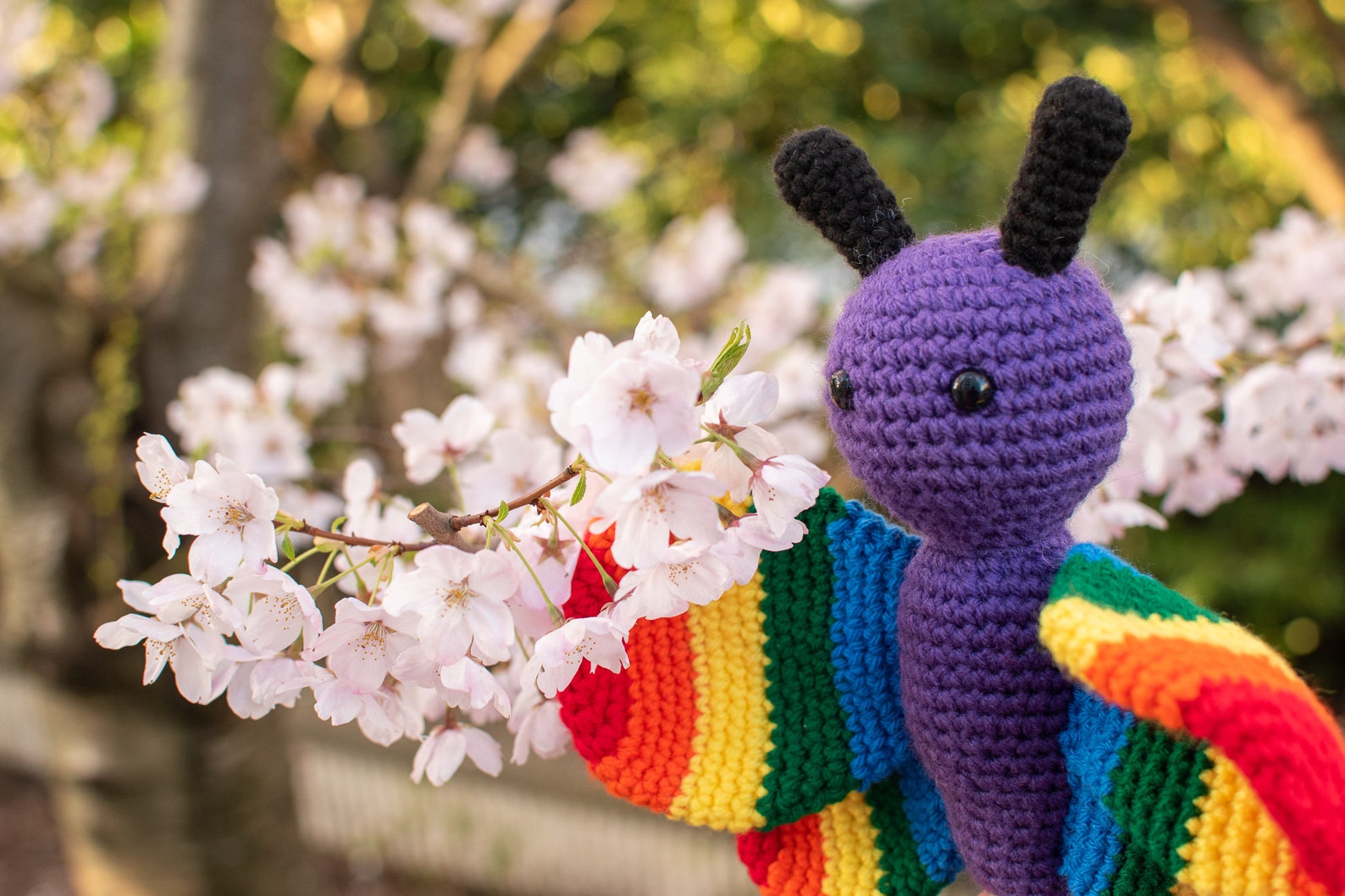 Rainbow Butterfly Amigurumi Pattern - Etsy