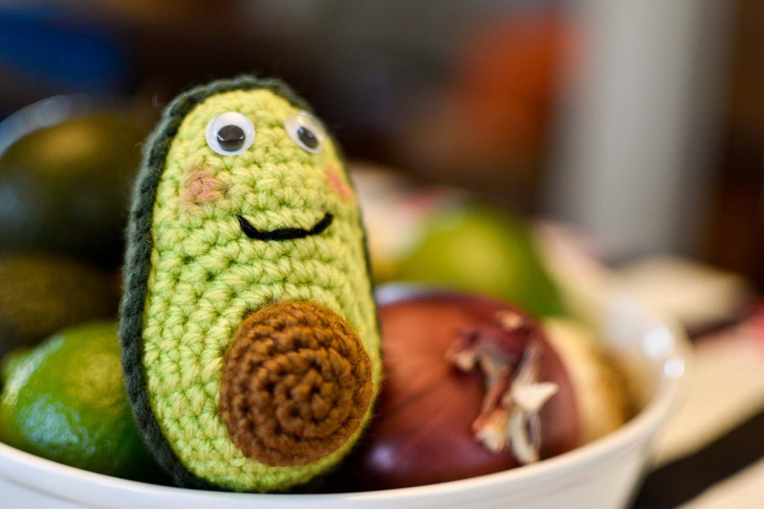 Happy Avocado Amigurumi Pattern - Etsy