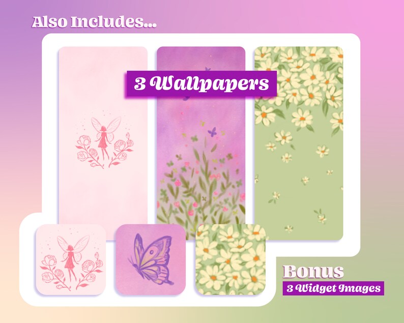 Fairy Garden Icon Pack | Fairycore Theme | Ios / Android App Icon Set ...