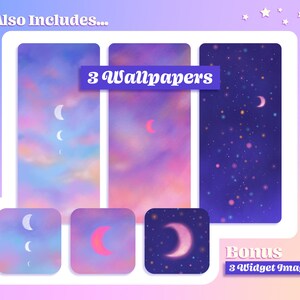Dreamy Moonrise Icon Pack | Moontheme | Ios / Android App Icon Set - Etsy
