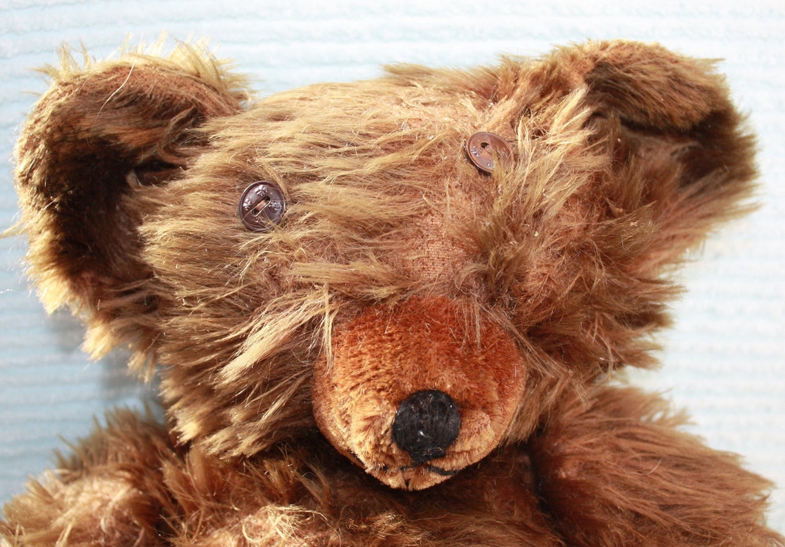 Vintage 19 Jointed Mohair Teddy Bear Knickerbocker - Etsy
