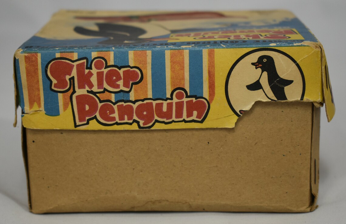 Vintage Skier Penguin Remote Control Mechanical Powered Toymm | Etsy