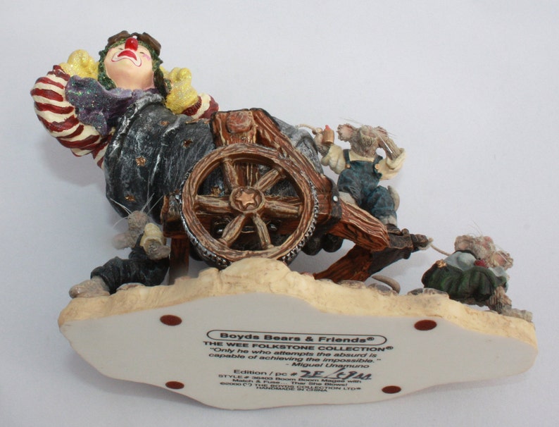 Boyds Bear Circus Clown thar She Blows With Boom - Etsy