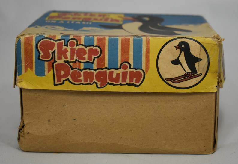 Vintage Skier Penguin Remote Control Mechanical Powered Toymm - Etsy