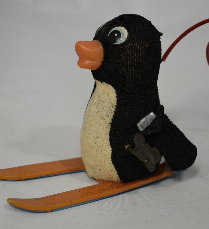 Vintage Skier Penguin Remote Control Mechanical Powered Toymm - Etsy