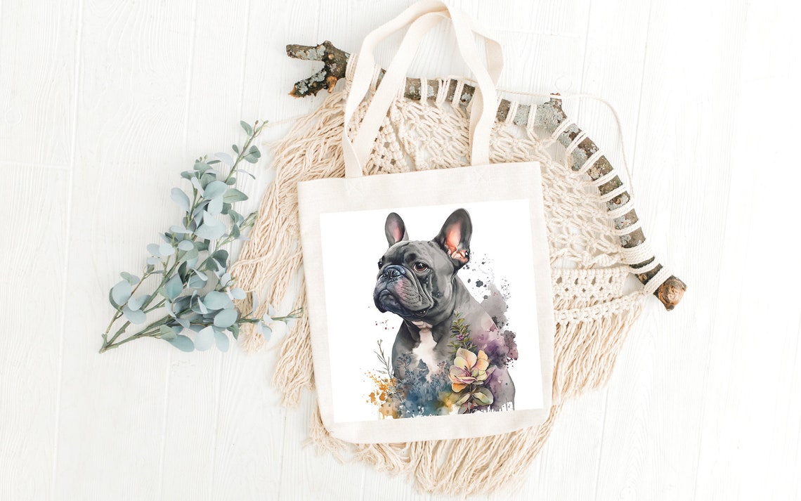 French Bulldog Fabric Panel Quilt Block 6 8 10 or 12 - Etsy