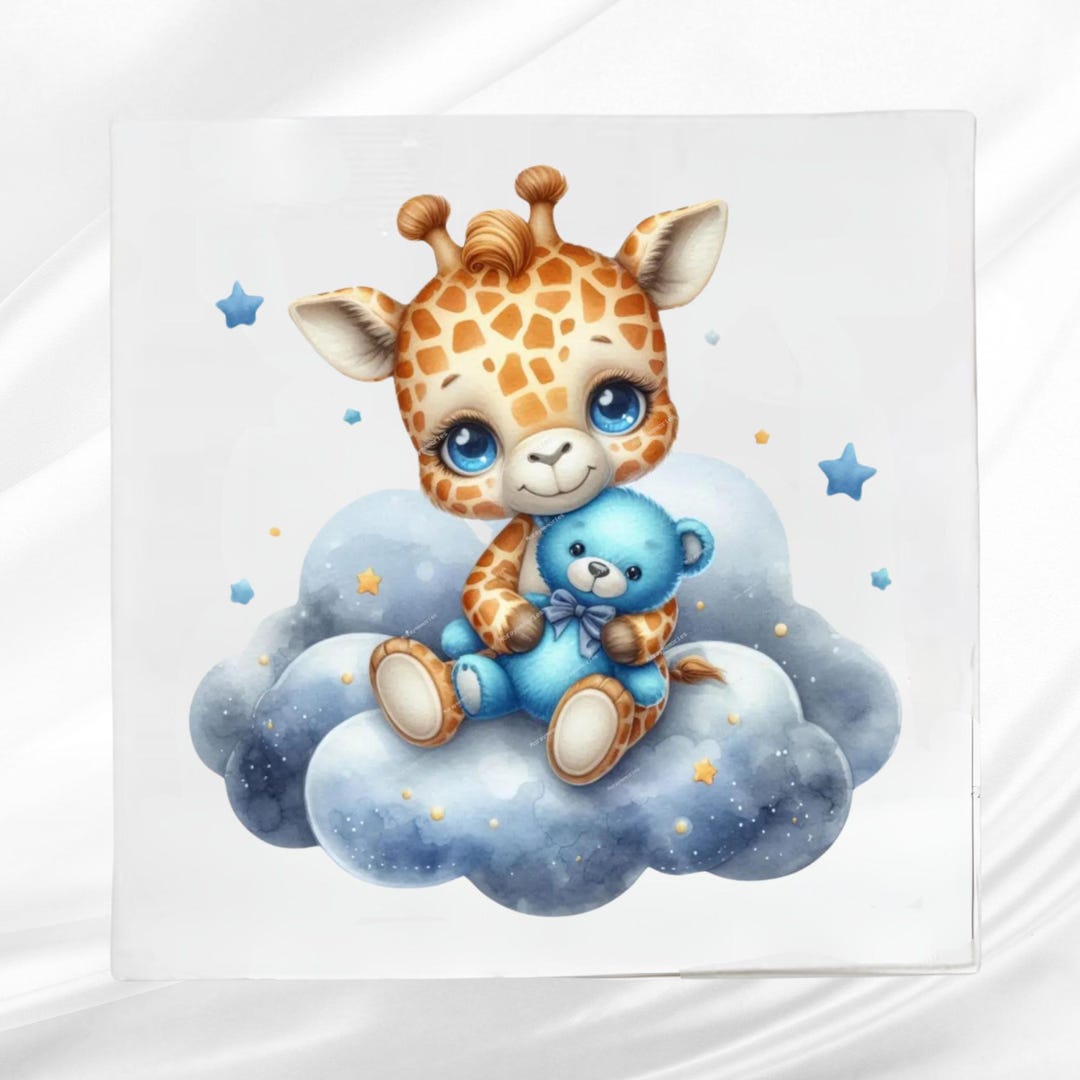 Giraffe Fabric Panel: Safari Nursery Quilt Block - Etsy