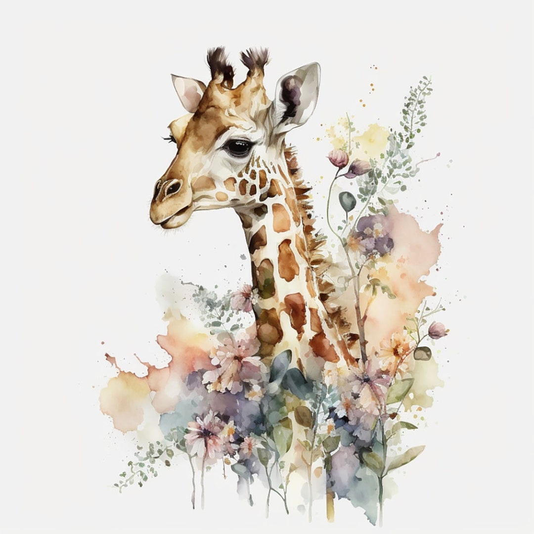 Giraffe Fabric Panel Quilt Block 6 8 10 12 or 14 inch - Etsy.de