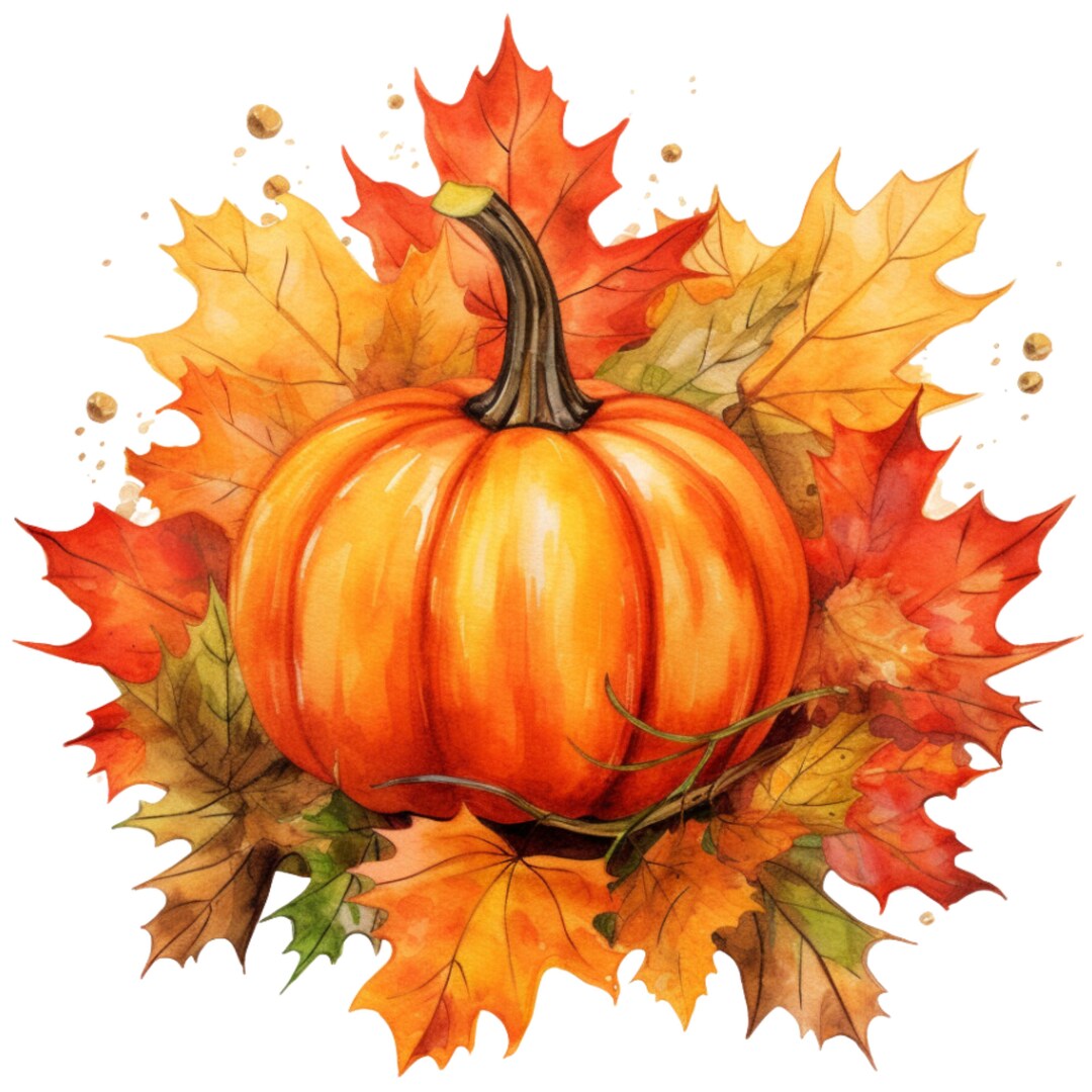 Fall Pumpkin Fabric Panel Quilt Block Square Fabric Panel for Sewing ...