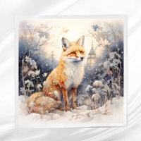 Fox Fabric - Etsy
