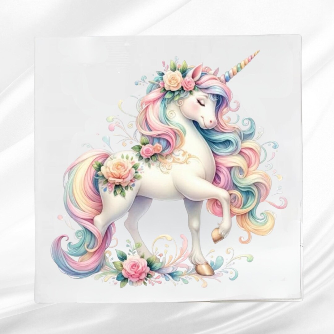 Pastel Unicorn Fabric Panel: Sewing & Quilting Projects - Etsy